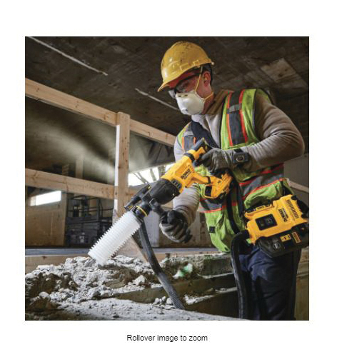 . DeWALT® DWH161B Dust Extractor, 0.06 gal Tank, 20 VDC, Plastic Housing