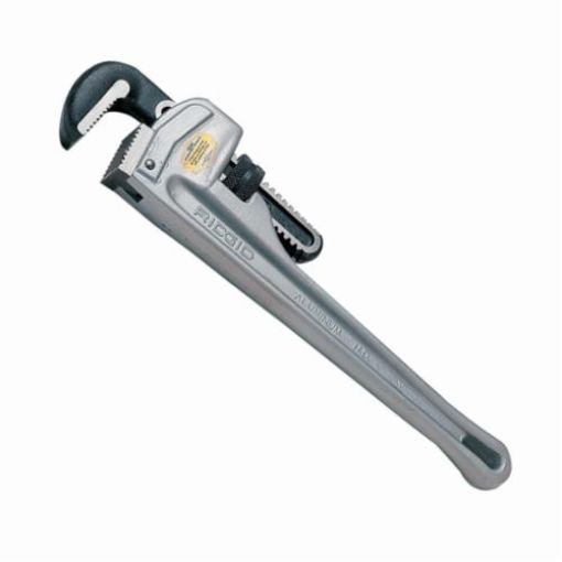 . RIDGID® 31090 Straight Pipe Wrench, 1-1/2 in Pipe, 10 in OAL ...