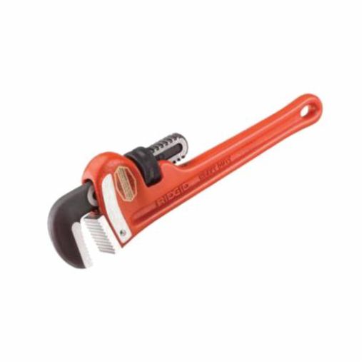 . RIDGID® 31005 Heavy Duty Straight Pipe Wrench, 1 in Pipe, 8 in OAL ...